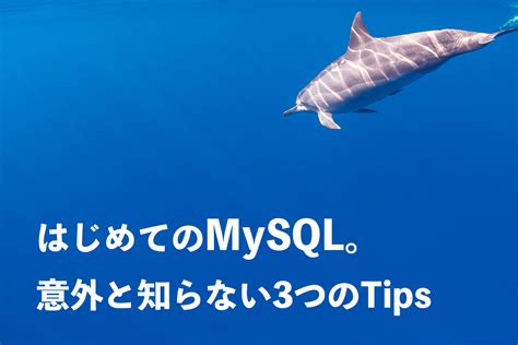 はじめてのmysql。意外と知らない3つのtips ぐるなびをちょっと良くするエンジニアブログ