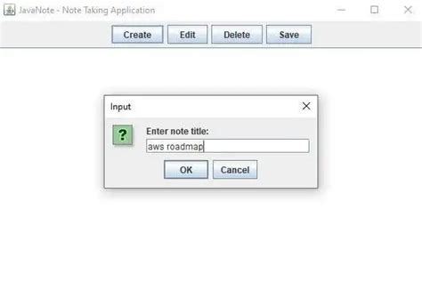 Creating Javanote Text Based Note Taking Application Seldom India