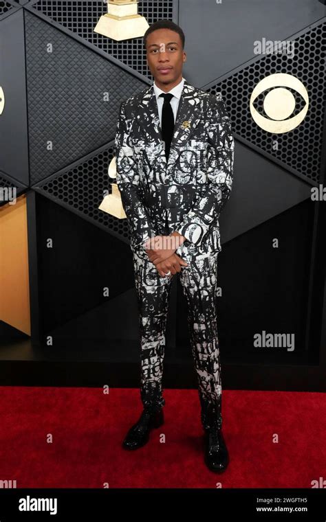 Uebert Angel Jr Arrives At The 66th Annual Grammy Awards On Sunday