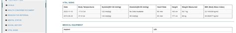 Implement All Vitals History Cda Exportemport · Issue 5963 · Openemropenemr · Github