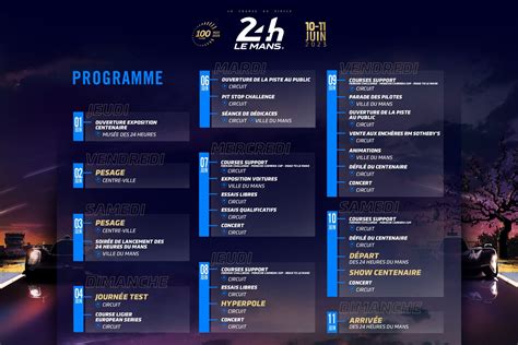 L ACO dévoile les festivités pour les 24 Heures du Mans 2023