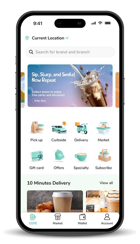 Cofe Market Coffee Ordering Fast And Efficient With Cofe App