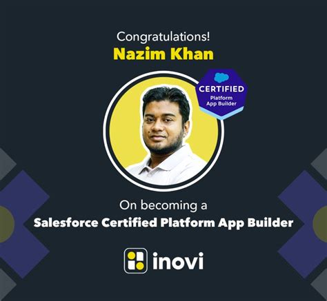 Salesforce Platformappbuilder Certification Milestoneachievement Inovi Inovisolutions
