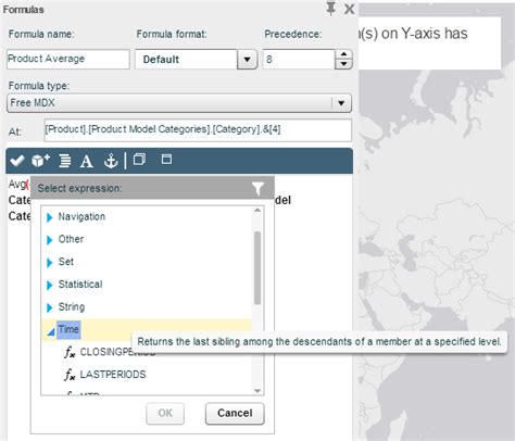 Creating A Formula Using Mdx
