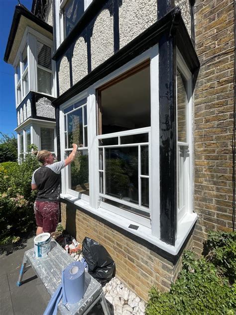 Double Glazing The Existing Sash Window A View From The Outside Of