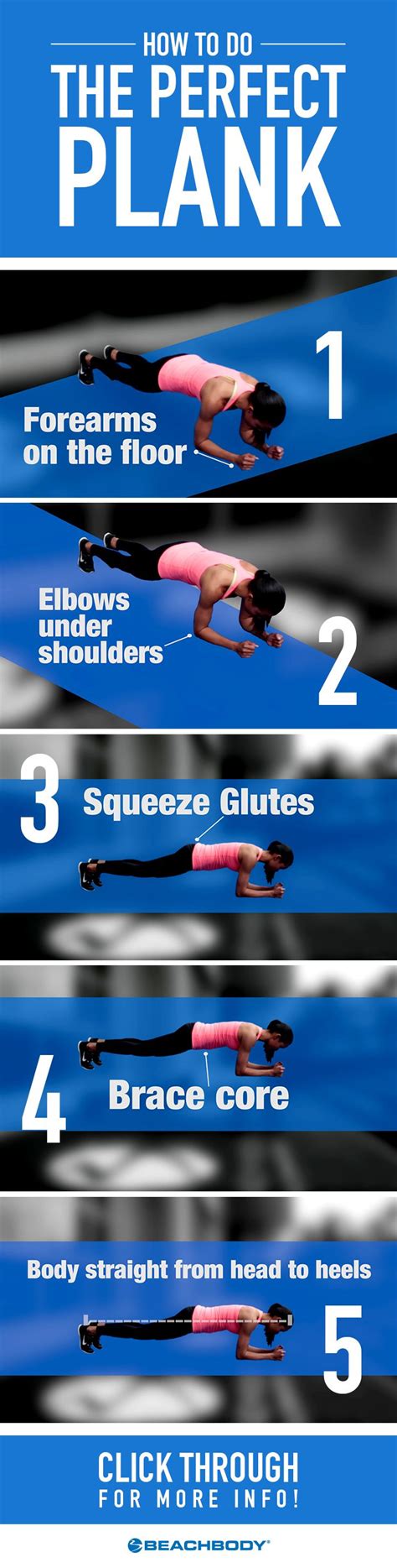 How To Do The Perfect Plank Fitness Tips Exercise Cardio Workout Video