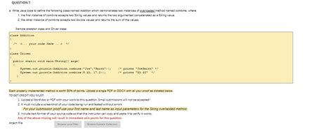 Solved QUESTION A Write Java Code To Define The Following Chegg Com