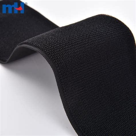 100cm Wide Black Woven Elastic Band For Women Boots