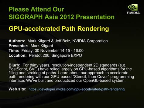 gpu accelerated path rendering fastforward ppt