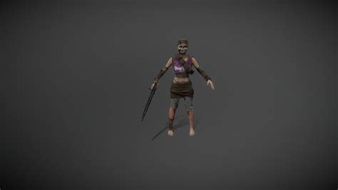 Raider Girl 3d Model By Deeppurplesparrow [dff72bc] Sketchfab