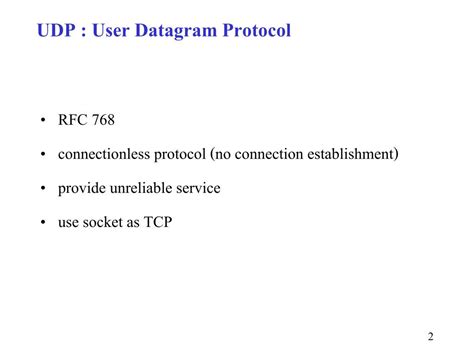 ppt udp user datagram protocol powerpoint presentation free download id 6885018