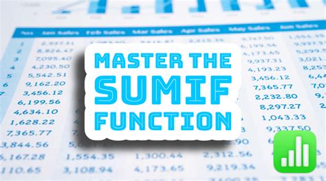 Mastering The Sumif Function In Apple Numbers Conditional Summing Made Easy • Iworkcommunity