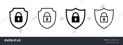 Security Icon Set Protection Icon Privacy Stock Vector Royalty Free 2480166787 Shutterstock