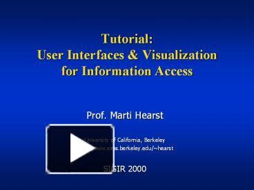 PPT Tutorial User Interfaces PowerPoint Presentation Free To Download Id C De MWUwY