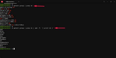 Find Out Which Groups A User Belongs To In Linux Ostechnix