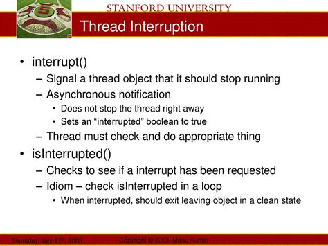 Manu Kumar Cs193j Programming In Java Summer Quarter 2003 Lecture 9 Threading Synchronization