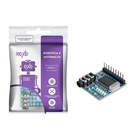 Módulo Decodificador Roxo Dtmf Mt8870 Kabum