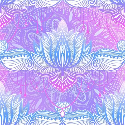 lotus repeating pattern stock illustrations 815 lotus repeating
