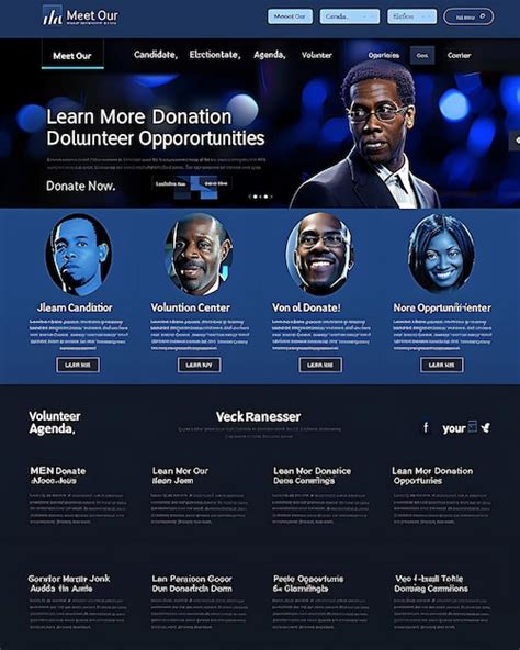 Premium Photo Dynamic Layout Web With Parallax Scrolling Effect