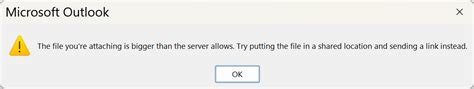 Size Limit For Messages Microsoft Community