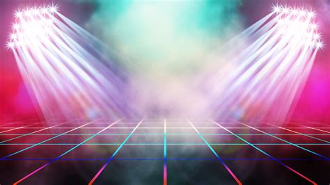 복고풍 미래 지향적 인 네온 배경 1980 년대 스타일입니다 추상 레이저 그리드 복고풍 음악 앨범 커버 템플릿 3d 렌더링 네온에 대한 스톡 사진 및 기타 이미지 Istock