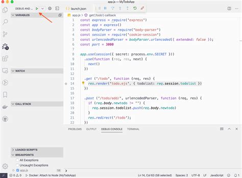 Debug A Nodejs Application Running In A Docker Container Gcore