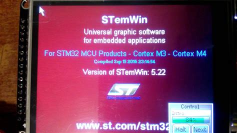 Ili9341 Fsmc And Emwin Youtube