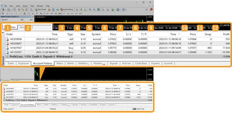 Check Trade History Metatrader45 User Guide Myforex™