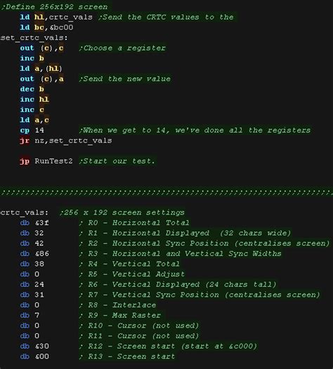 Z80 Assembly Programming For The Amstrad Cpc