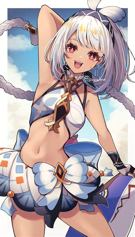 Mualani Genshin Impact Drawn By Reiahana Danbooru