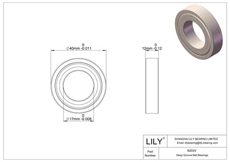 6203v Nsk General Deep Groove Ball Bearing Lily Bearing
