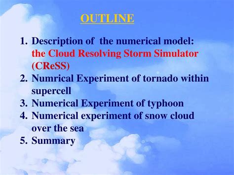 Ppt The Cloud Resolving Storm Simulator Large Scale Parallel Computations Powerpoint