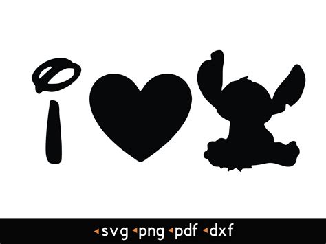 Stitch Transparent Background Svg Png Pdf Dxf Etsy