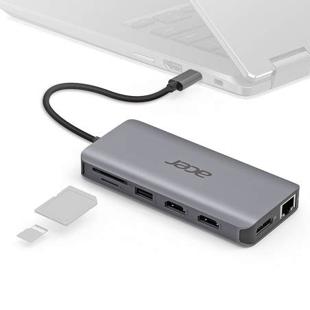 Refurbished Acer In Usb Type C Dongle Docking Station Hdmi Dp Usb Type C Acer Yr Wty