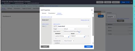 How To Create A Case In Pega When We Click On A Button Which Is In Harness In The Dashboard