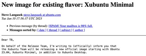 Xubuntu 23 04 将提供官方 Minimal 镜像 Oschina 中文开源技术交流社区