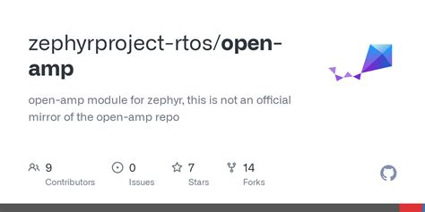Github Zephyrproject Rtosopen Amp Open Amp Module For Zephyr This
