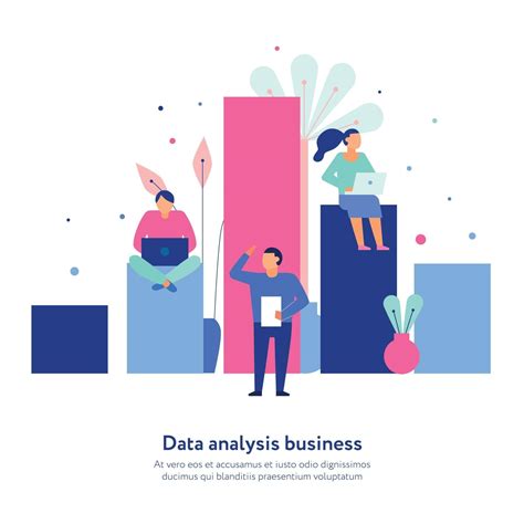 Data Analytics Flat Composition Vector Illustration 2908460 Vector Art At Vecteezy