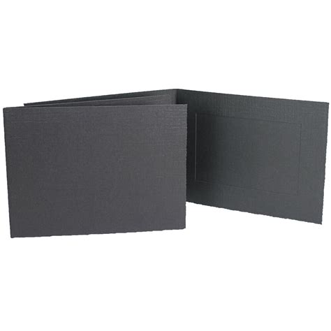 Custom Horizontal Double Black Portrait Folder Studio Style Custom Horizontal Double Black Portrait Folder Studio Style