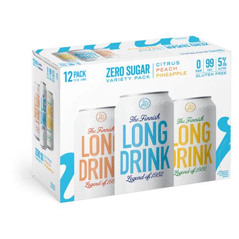 Long Drink Zero Sugar Variety Pack 12pk