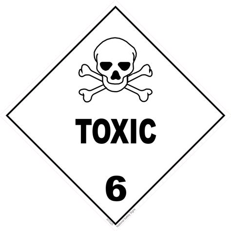 Class 2 Toxic Gases Label H1522 National Safety Signs