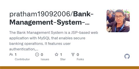 Github Pratham19092006bank Management System Jdbc Jsp Based The