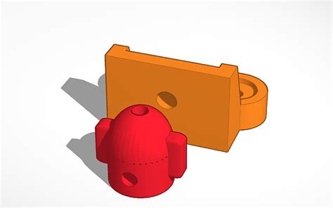 3d Design Rc Boot Blue Arow Part Shaft Tinkercad