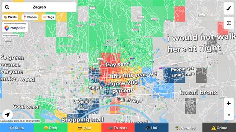 Zagreb Neighborhood Map
