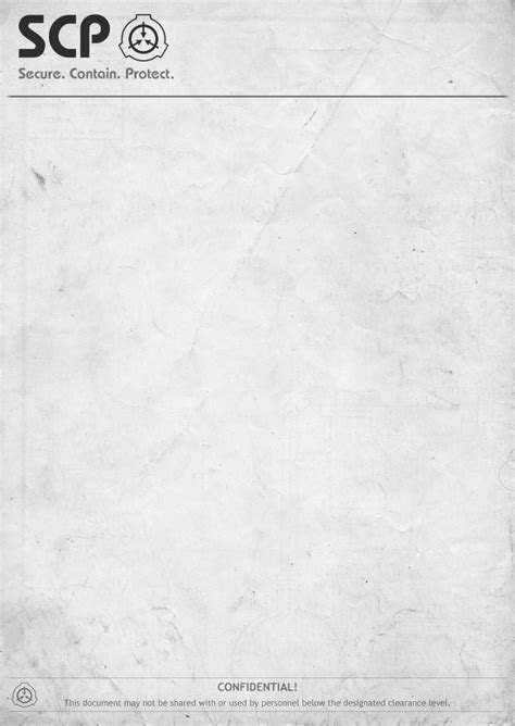 SCP Blank Document Blank Template Imgflip SCP Blank Document Blank Template Imgflip