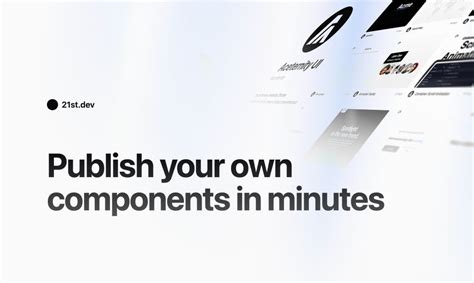 21stdev The Npm For Design Engineers Marketplace For Ready To Use And Customizable Ui