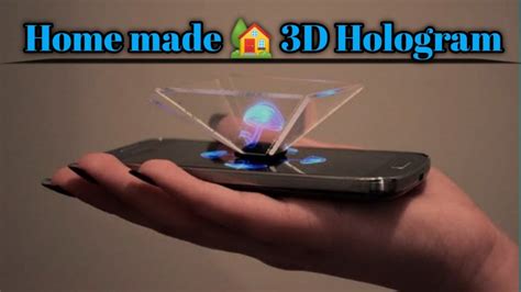 How To Make A 3d Hologram At Home 🏘️ Youtube