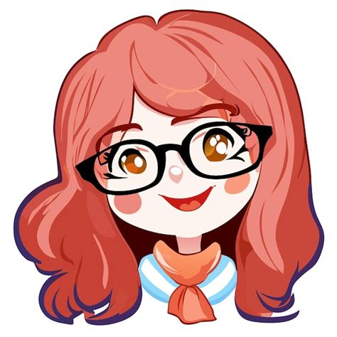 Premium Vector Cute Chibi Girl Hand Drawn Cartoon Sticker Icon Concept Isolated Illustration