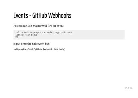 Automating Deployments From Github Using Saltstack Pdf