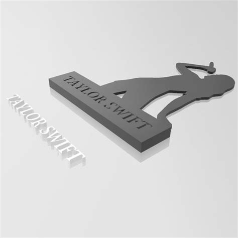 Stl File Taylor Swift Silhouette 👤 ・3d Printable Model To Download・cults